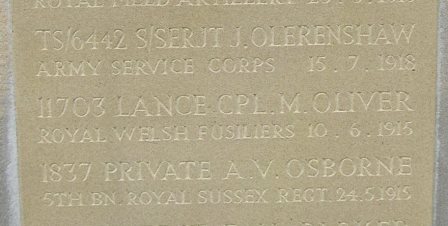 Llanfechain War Memorial - WW1.Wales