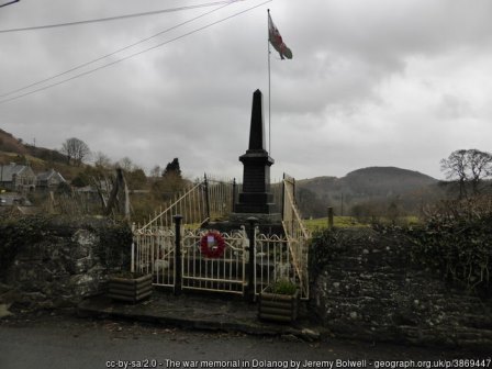 Dolanog War Memorial - WW1.Wales